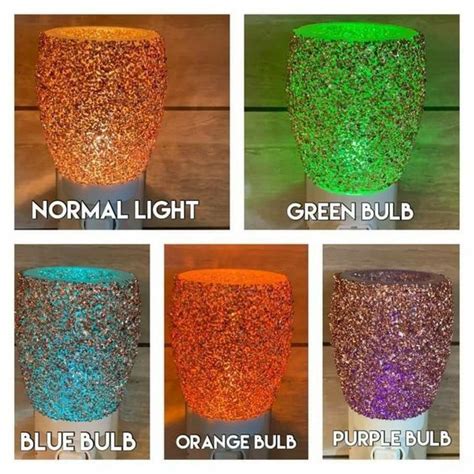 Glitter Rose Gold Scentsy Warmer Scentsy Scented Wax Warmer Scentsy