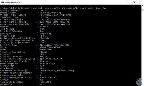Ver Y Editar Metadatos De Archivos Con Exiftool Linux Windows Solvetic