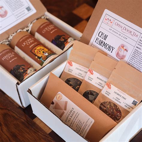 Chai Tea Sampler Tea Sampler Tea Packaging Chai