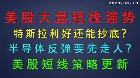 美国经济衰退的可能性上升！本周美股大盘怎么看？特斯拉、半导体上周回调蛮多的，本周能不能抄底？美股短线分析：tslaqqqdiaspy
