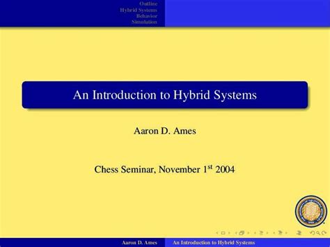Pdf An Introduction To Hybrid Systemsdiscrete Component Hybrid
