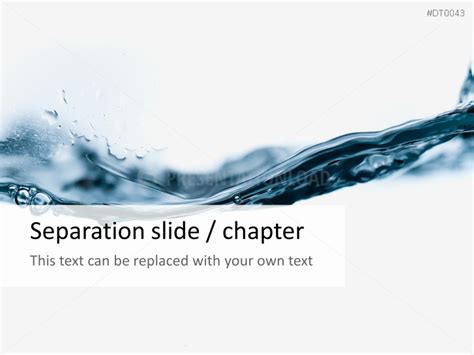 Wassertropfen Powerpoint Vorlage Presentationload