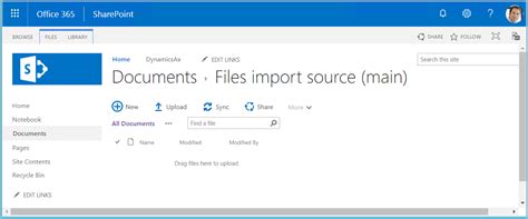 從 Sharepoint 設定資料匯入 Finance And Operations Dynamics 365 Microsoft Learn