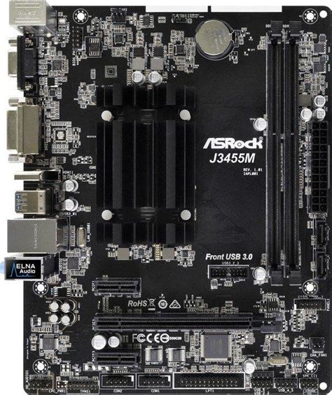 Asrock J3455m Matx Mainboard Mit Onboard Cpu Intel Celeron J3455 Ebay