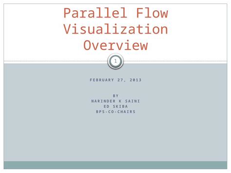pptx parallel flow visualization overview dokumen tips