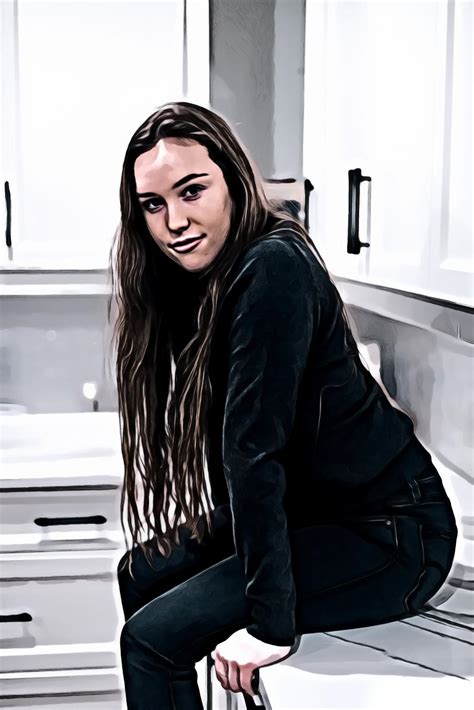 Woman Sitting On Counter Top Offhander