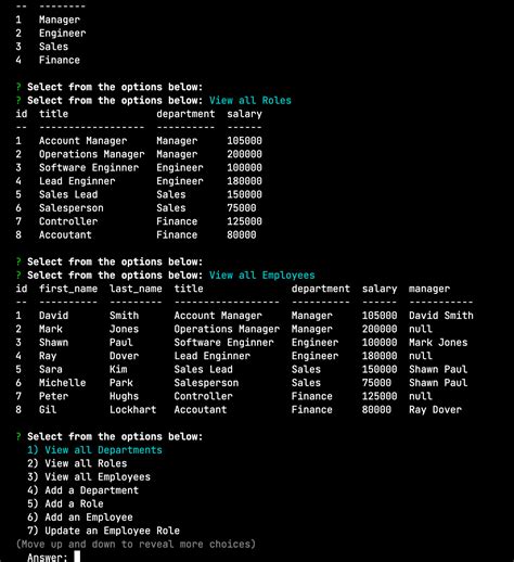 Employee Tracker Employee Tracker