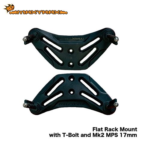 Maxtrax Flat Rack Mount With T Bolt And Mk2 Mps 17mm マックストラックス フラットラックマウント Mkii Mini Combo