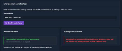 Error Al Ingresar A La Pagina Web Hosting Support InfinityFree Forum