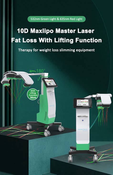 Green Red Light Lipolaser 10d Lipo 532nm Laser Weight Loss Machine