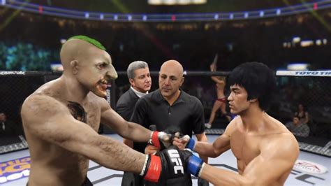 The Demon Vs Bruce Lee EA Sports UFC 2 CPU Vs CPU YouTube