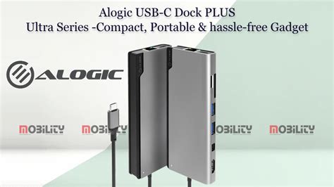 Alogic USB C Dock PLUS Ultra Series Compact Portable Hassle Free