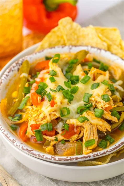 Crock Pot Chicken Fajita Soup
