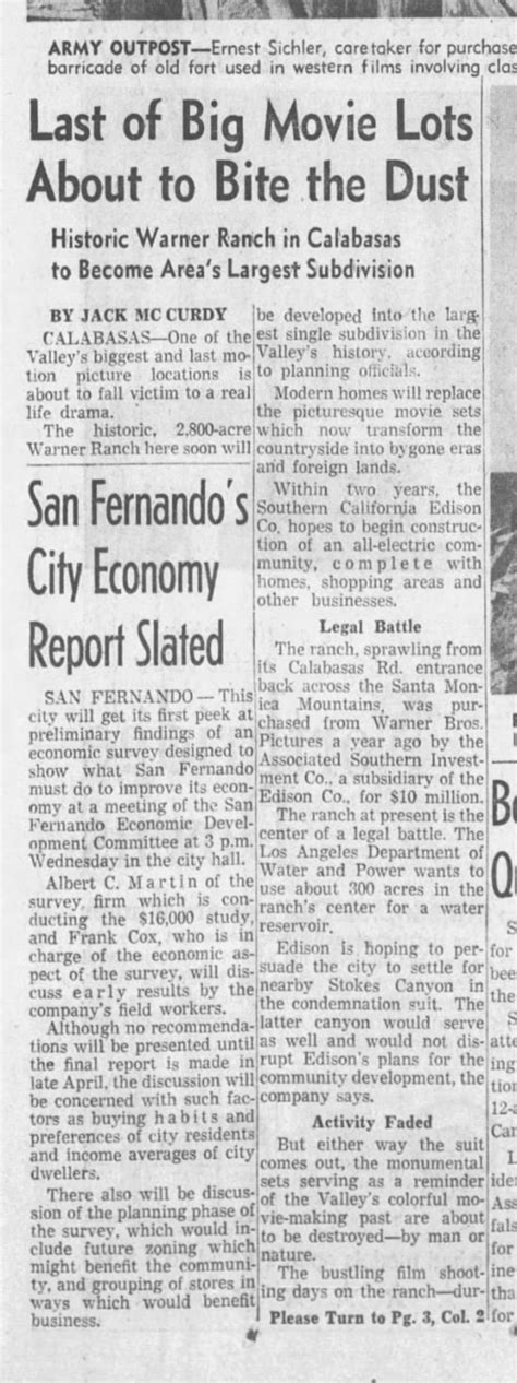 Clipping From The Los Angeles Times