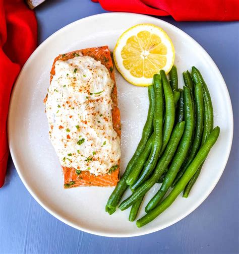 Crab And Parmesan Stuffed Salmon