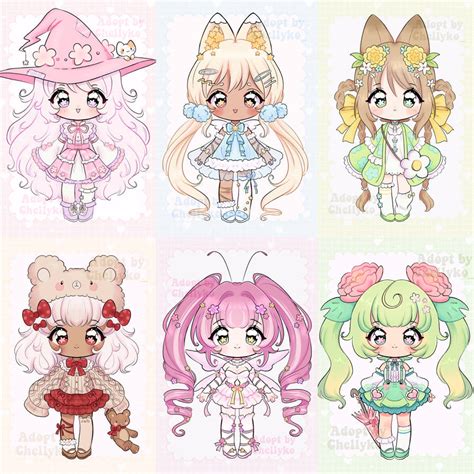 Closed Adopts 110 115 By Chellyko On Deviantart