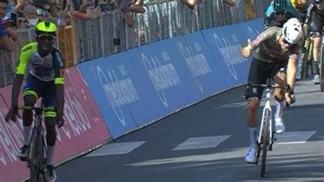 Biniam Girmay Eritrean Cyclist Makes History In Jesi Italy