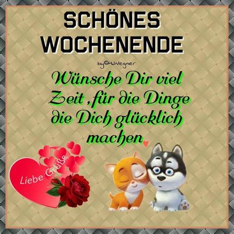 Pin von Bärbel Brunner auf Wochentage Grüße zum wochenende Schönes