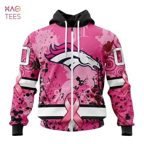 Pink Denver Broncos Logo