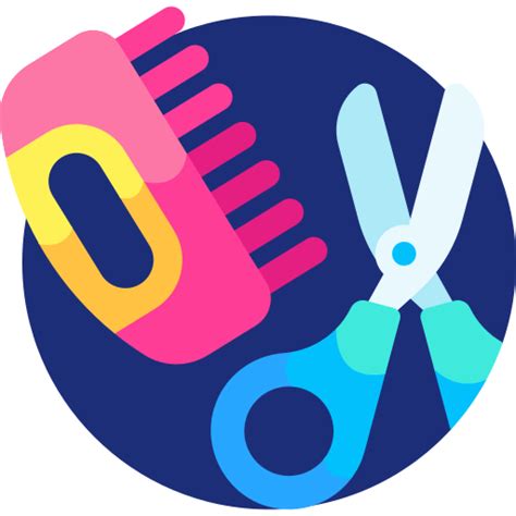 Grooming Detailed Flat Circular Flat Icon