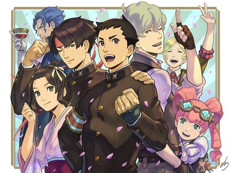 Ryunosuke Naruhodo Kazuma Asogi Susato Mikotoba Barok Van Zieks