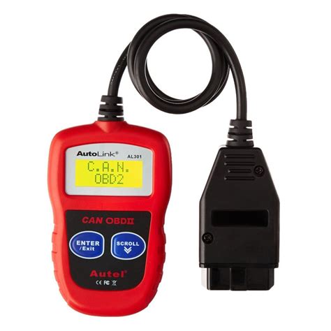 Autel Autolink Al301 Obdii Diagnostic Scan Tool Engine Scanner Fault