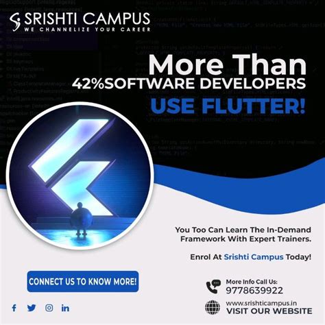 Srishti Campus On Linkedin Build A Versatile Career With Flutter
