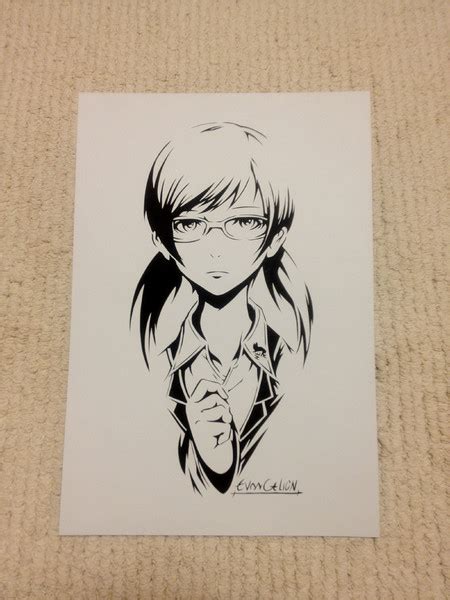 真希波・マリ・イラストリアス【エヴァンゲリオン】切り絵にしてみた。 ニコニコ静画 イラスト