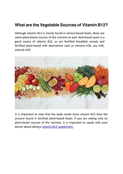 Ppt Sources Of Vitamin B12 Food Powerpoint Presentation Free