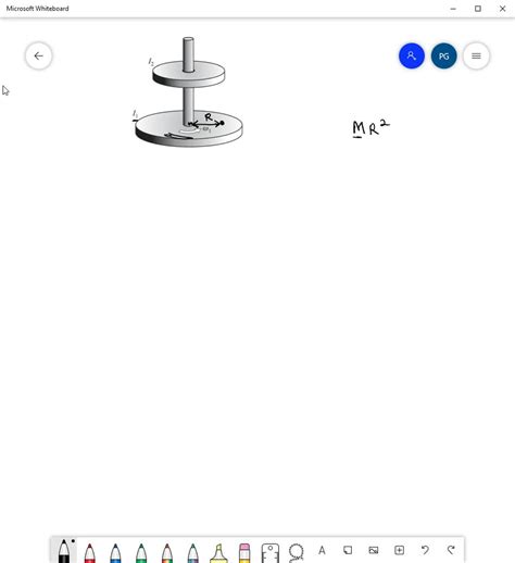 Solved A Disk Like The Lower One In Fig 10 11 Has A Moment Of Inertia I1 About The Vertical