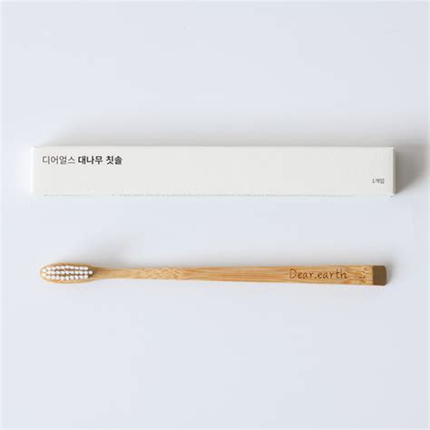 자연에서 온 대나무 칫솔 플라스틱프리 친환경 칫솔 아이디어스
