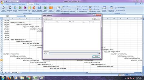 Keraton Informatika Mengatasi Move Atau Copy Sheet Name Conflict Pada Ms Excel