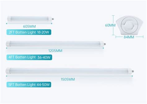 4ft Led Linear Lighting Fixture With Sensor Comled