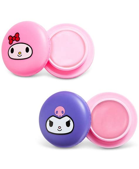 The Crème Shop 2 Pc My Melody And Kuromi Macaron Lip Balm Set Macys