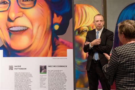 Secretary Of State For Northern Ireland Visits Exhibition Marking Women