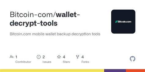 Github Bitcoin Comwallet Decrypt Tools Mobile Wallet