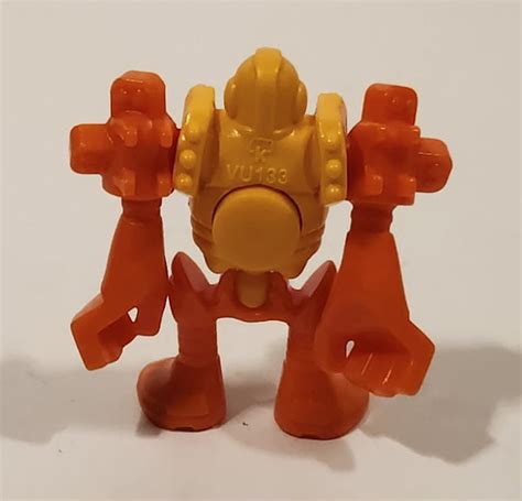 Kinder Joy Surprise Pacific Rim Orange Robot Plastic Toy Figure Treasure Valley Antiques