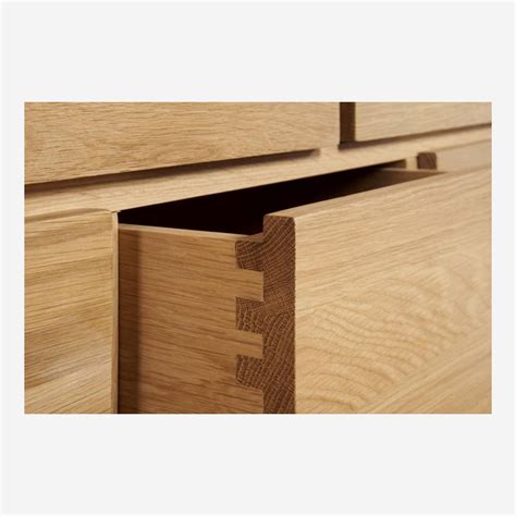 Hanita Commode 9 tiroirs en chêne Naturel Habitat