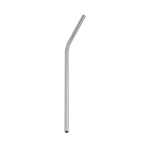 Stainless Steel Curved Straw Blue Garza