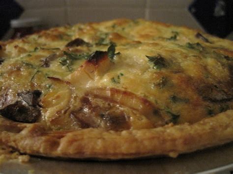 Baketybakebake Mushroom And Blue Cheese Quiche