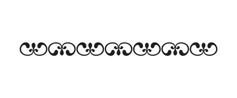 Download Decorative Black Scroll Pattern Borders And Corners Online