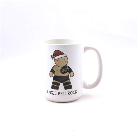 Jingle Bell Rock Dwayne Johnson Mug By Baun Bon Ram Shop