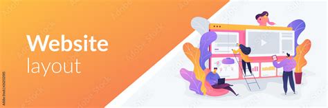 Website Development Or Web Application Coding Designing For Web Browsers Concept Vector