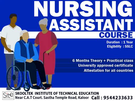 Nursing Assistant Course Skooltek Institute Of Technical Education