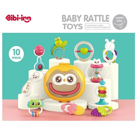 G Wind 608 71 ของเล่นเด็ก มีเสียง ฝึกจับ เสริมทักษะ Handbell Shopee