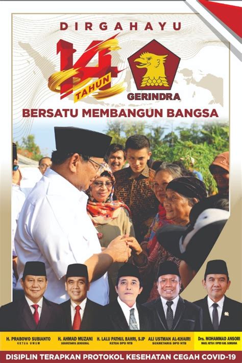 Wakil Ketua 1 DPRD Sumbawa Mohamad Ansori Mengucapkan Dirgahayu Partai