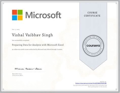 Excel Dataanalysis Coursera Learning Vishal Vaibhav Singh