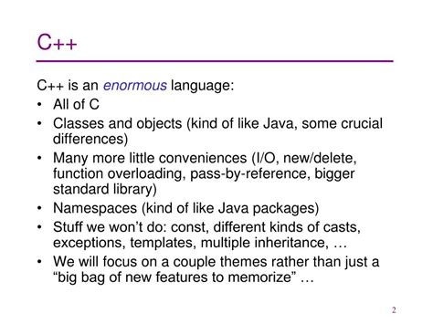 Ppt Cse 374 Programming Concepts And Tools Powerpoint Presentation Id