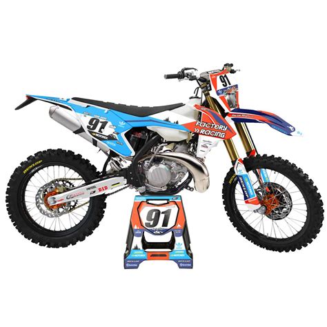Maciag Offroad Graphic Kit Race 1 KTM EXC TPI 300 18 19 Maciag Offroad