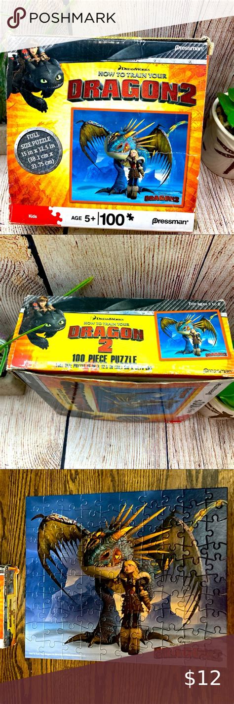 Dreamworks How To Train Your Dragon 2 Astrid And Stormfly Puzzle Sz